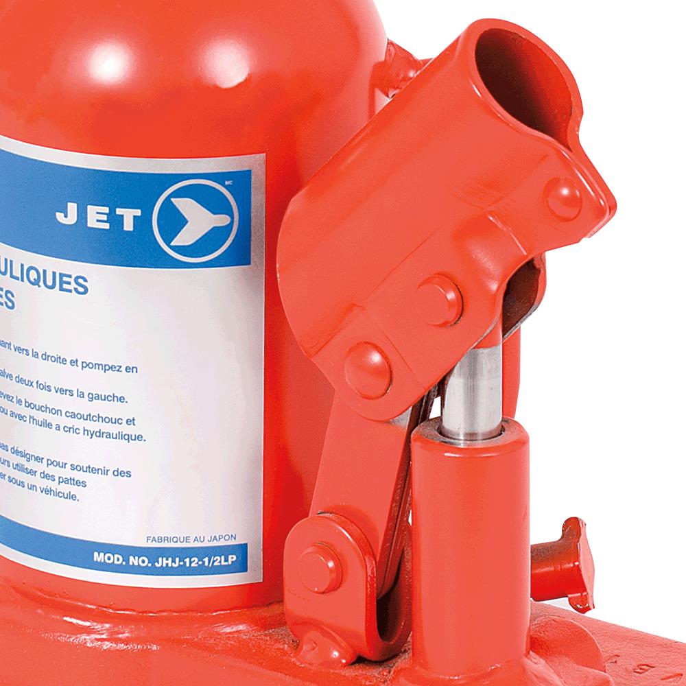 12-1/2-Ton JET Hydraulic Bottle Jack - Low Profile - Super Heavy Duty ...