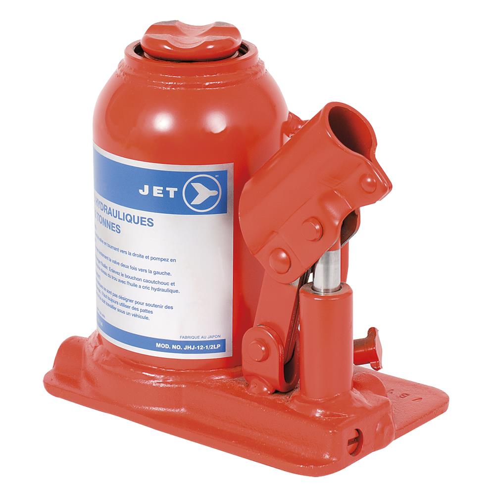 12-1/2-Ton JET Hydraulic Bottle Jack - Low Profile - Super Heavy Duty ...