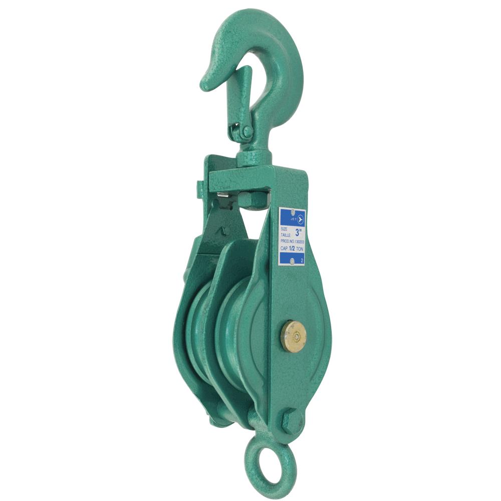 4" Double Sheave Snatch Block - 1-Ton | 130204 | Lifting Accessories ...