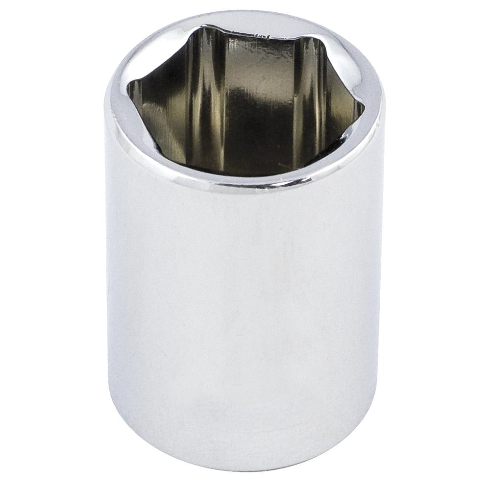 3/8" DR x 1/2" Regular Chrome Socket - 6 Point | 025216 | Sockets and ...